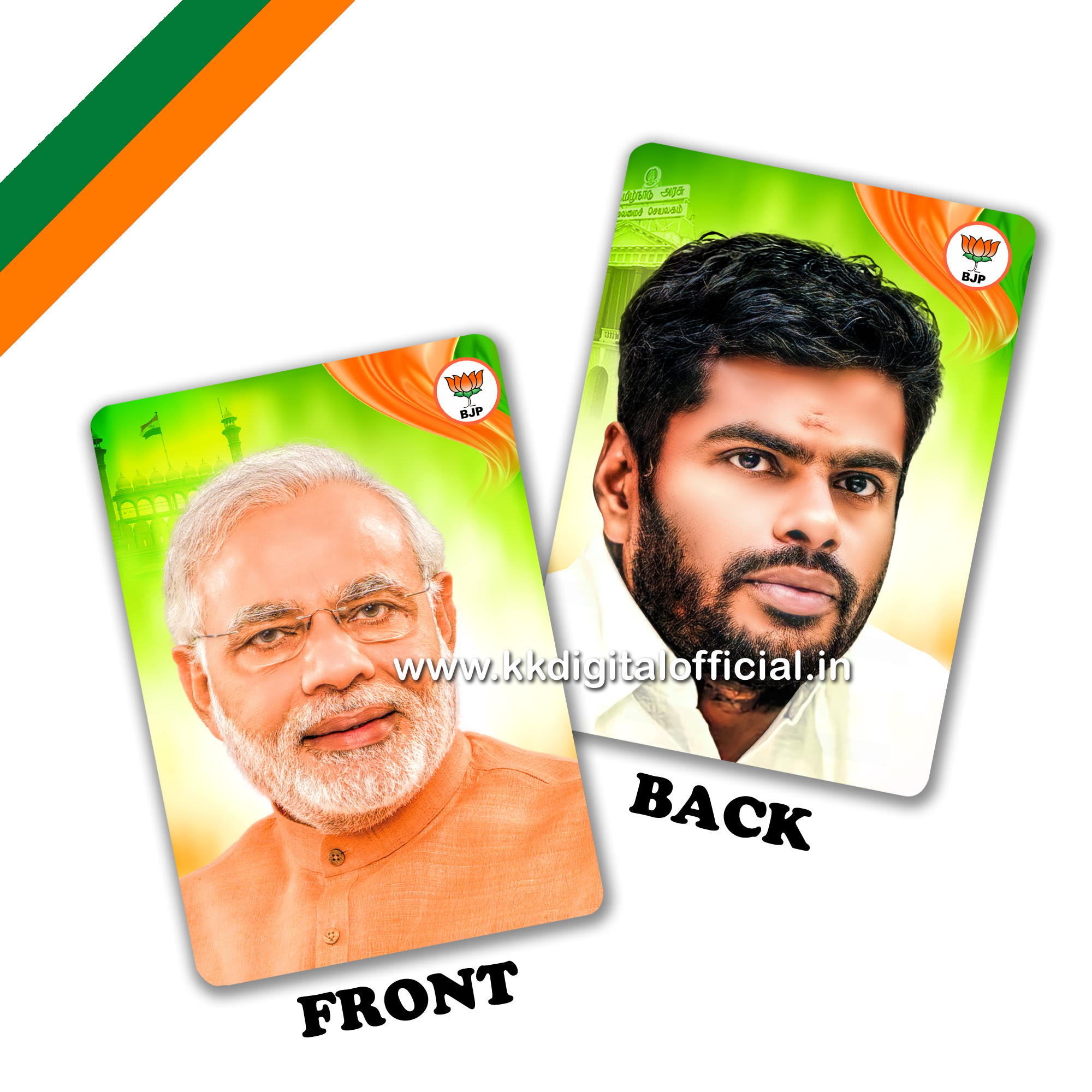 BJP – Bharatiya Janata Party, Pocket Card – KK Digital